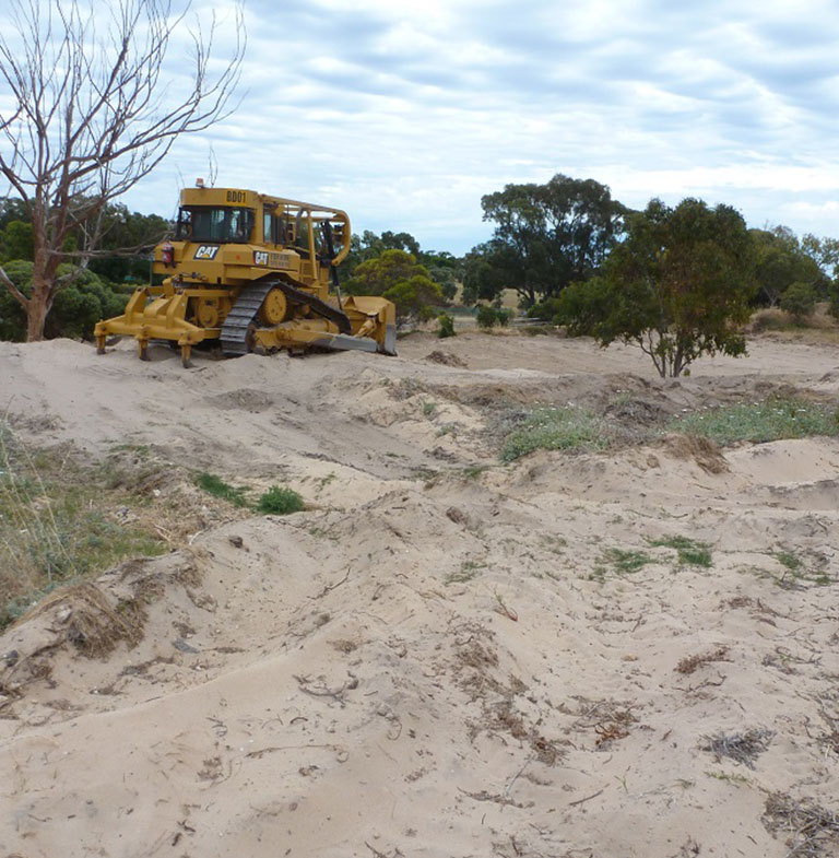 Fill levels and fill material - City of Rockingham